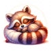 Cute Raccoon Clipart Adorable Raccoon Clipart Bundle 10 High-quality ...