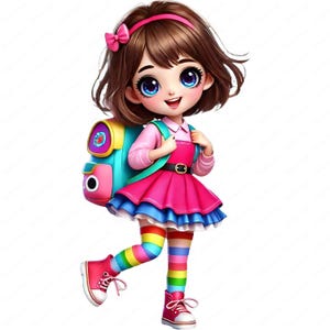 Back to School Clipart | Adorable Back to School Clipart Bundle | 10 ...