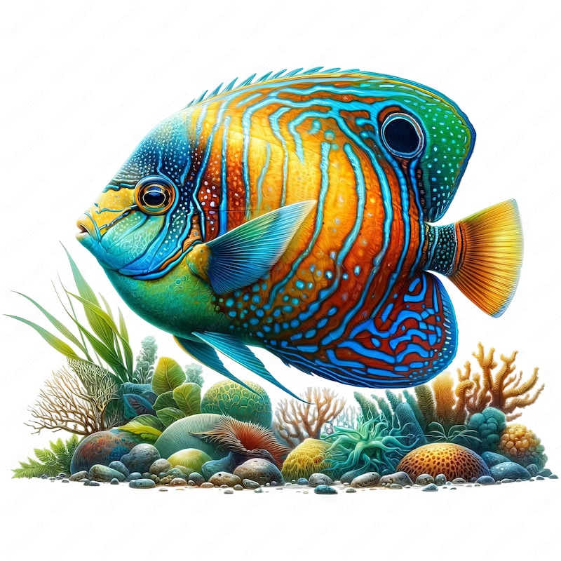 Ocean Fish Art - Etsy