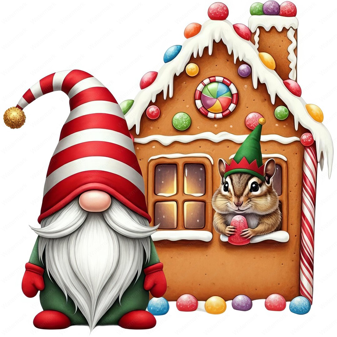 Christmas Gnome Clipart | Festive Gnome Clipart Bundle | 10 High ...