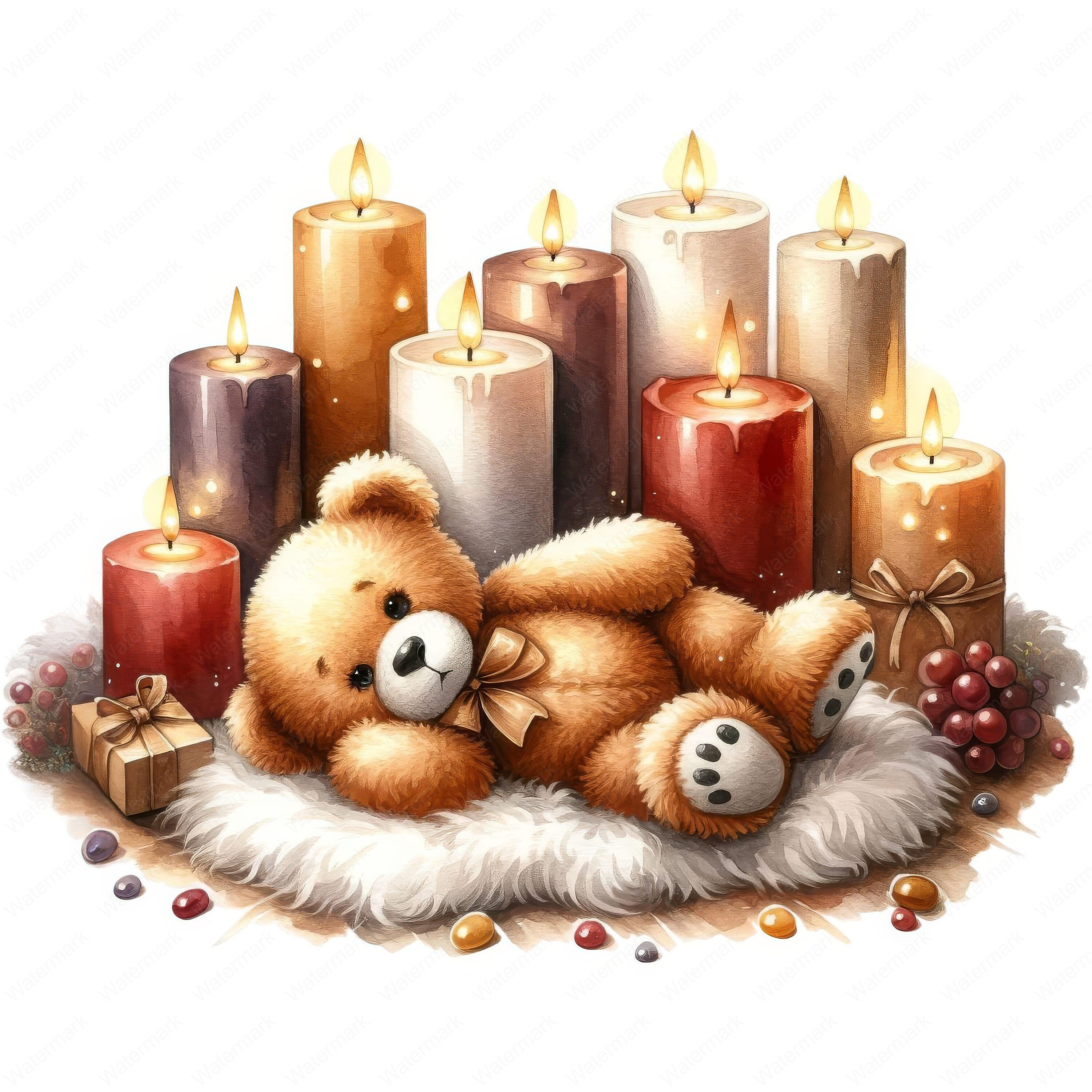 Winter Teddy Bear Clipart Bundle | Cozy Toy Art (digital Download) - Etsy