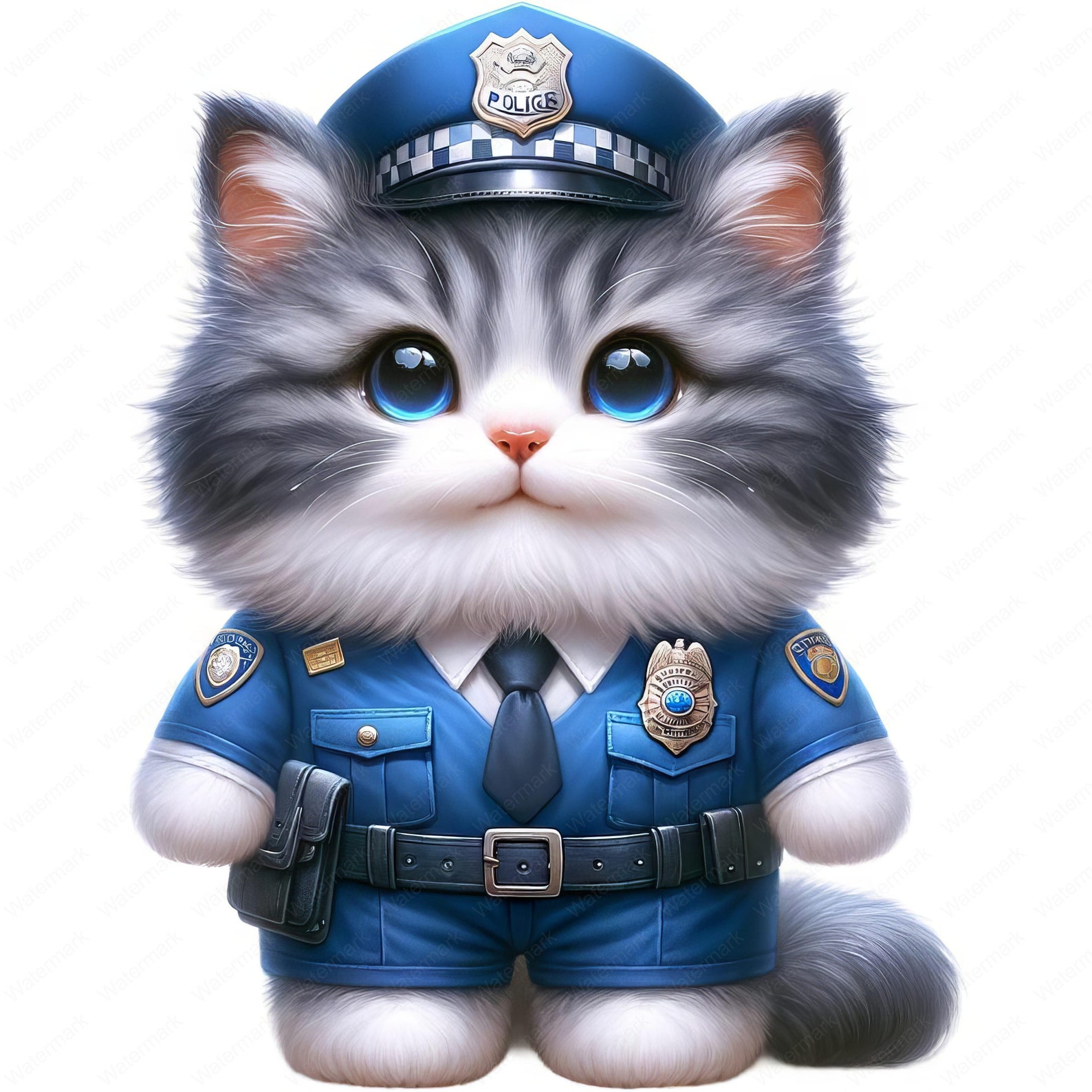 Policy Cat Clipart Bundle | Office Theme Art, Commercial Use (digital ...