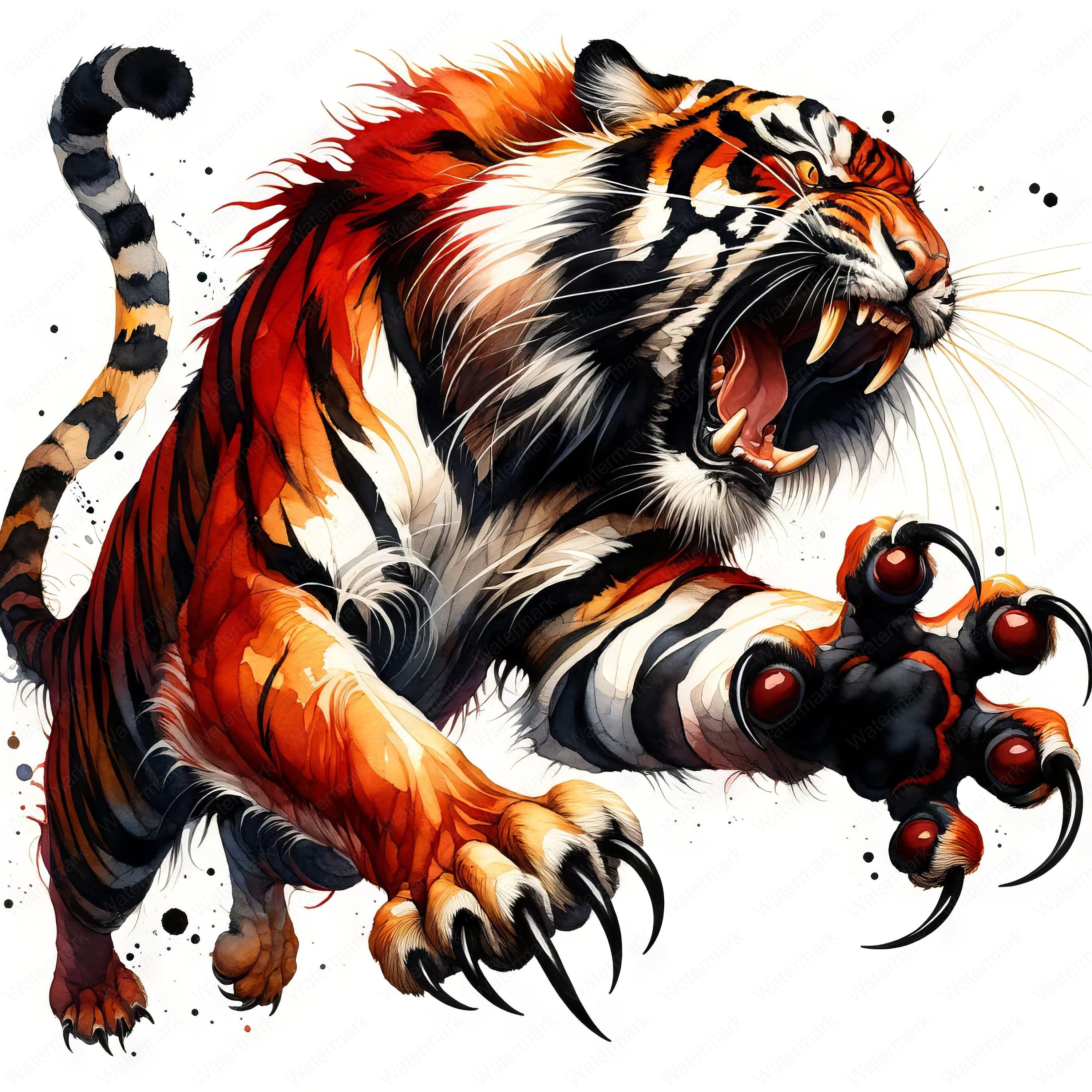 Angry Tiger Wallpaper Hd