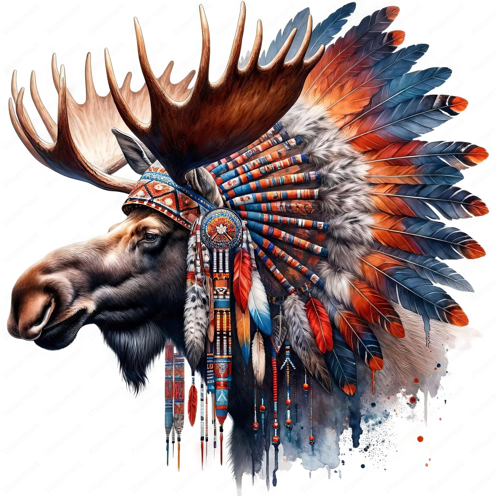 Moose Clipart | Majestic Moose Clipart Bundle | 10 High-quality Designs ...