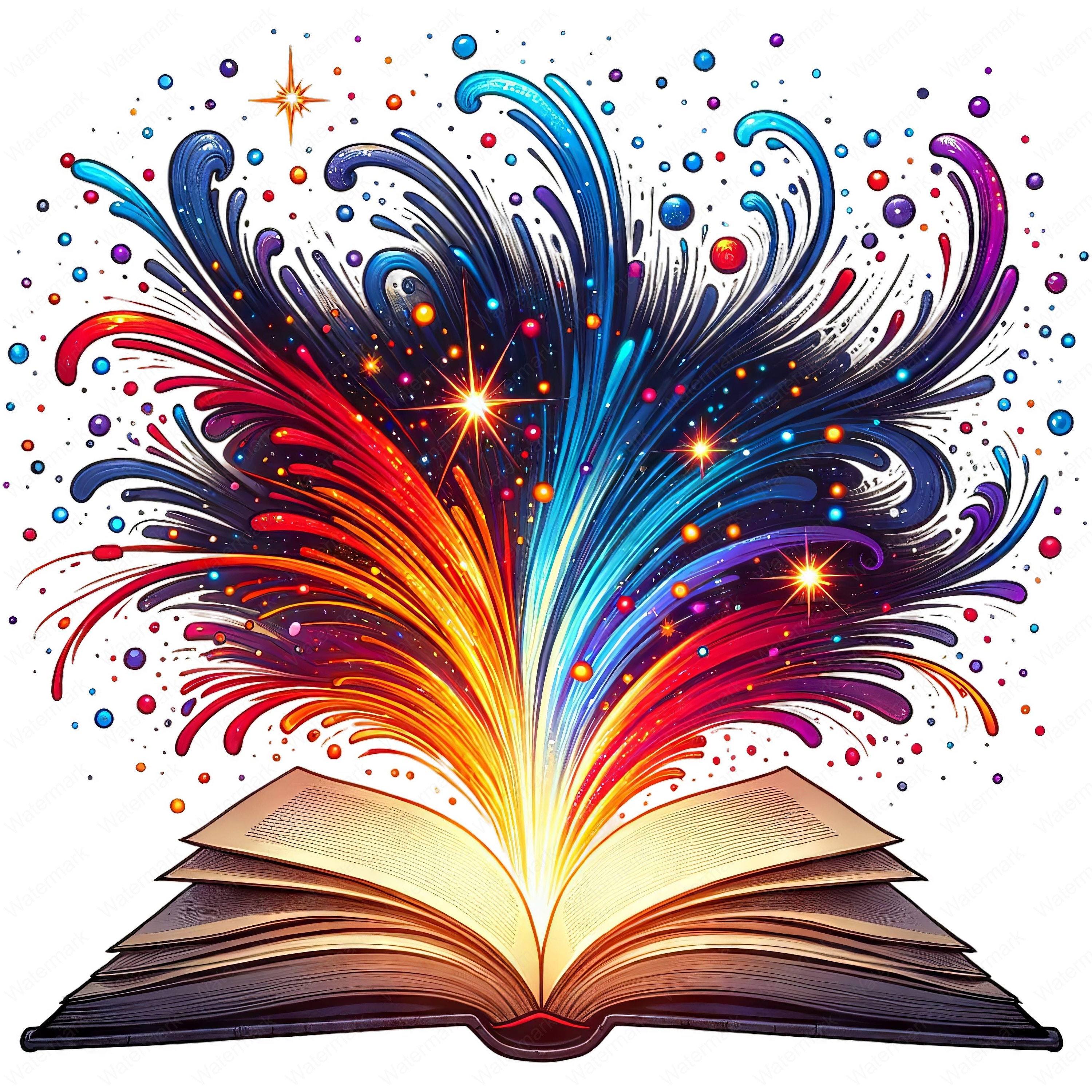 Open Book Clipart Bundle: Detailed Literature Art (digital Download) - Etsy