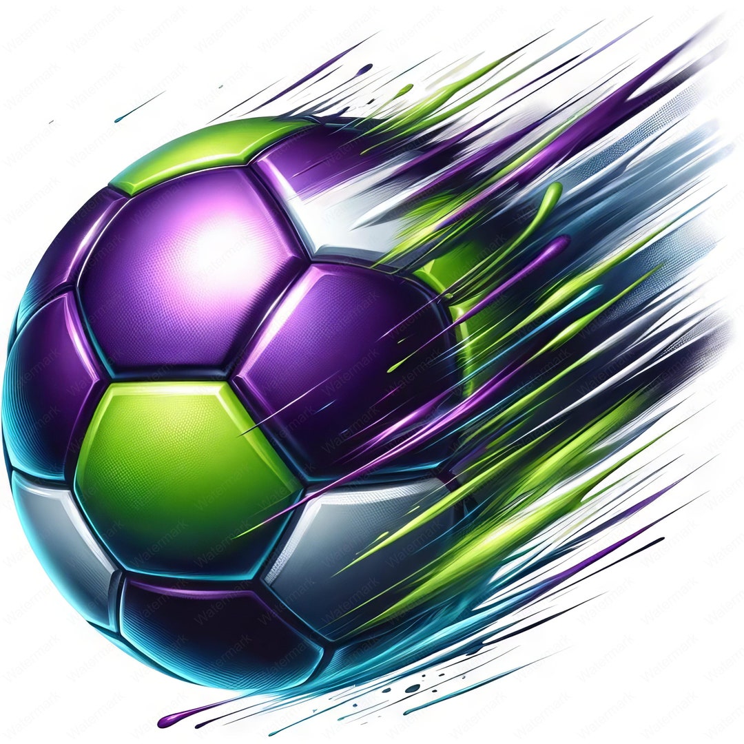 Soccer Ball Clipart | Dynamic Sports Ball Bundle | 10 High-quality ...