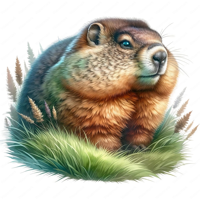Groundhog Clipart Bundle | 10 High-quality Designs (digital Prints) - Etsy