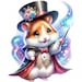 Hamster Magician Clipart Charming Hamster Clipart Bundle 10 High ...
