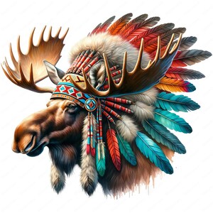 Moose Clipart | Majestic Moose Clipart Bundle | 10 High-quality Designs ...