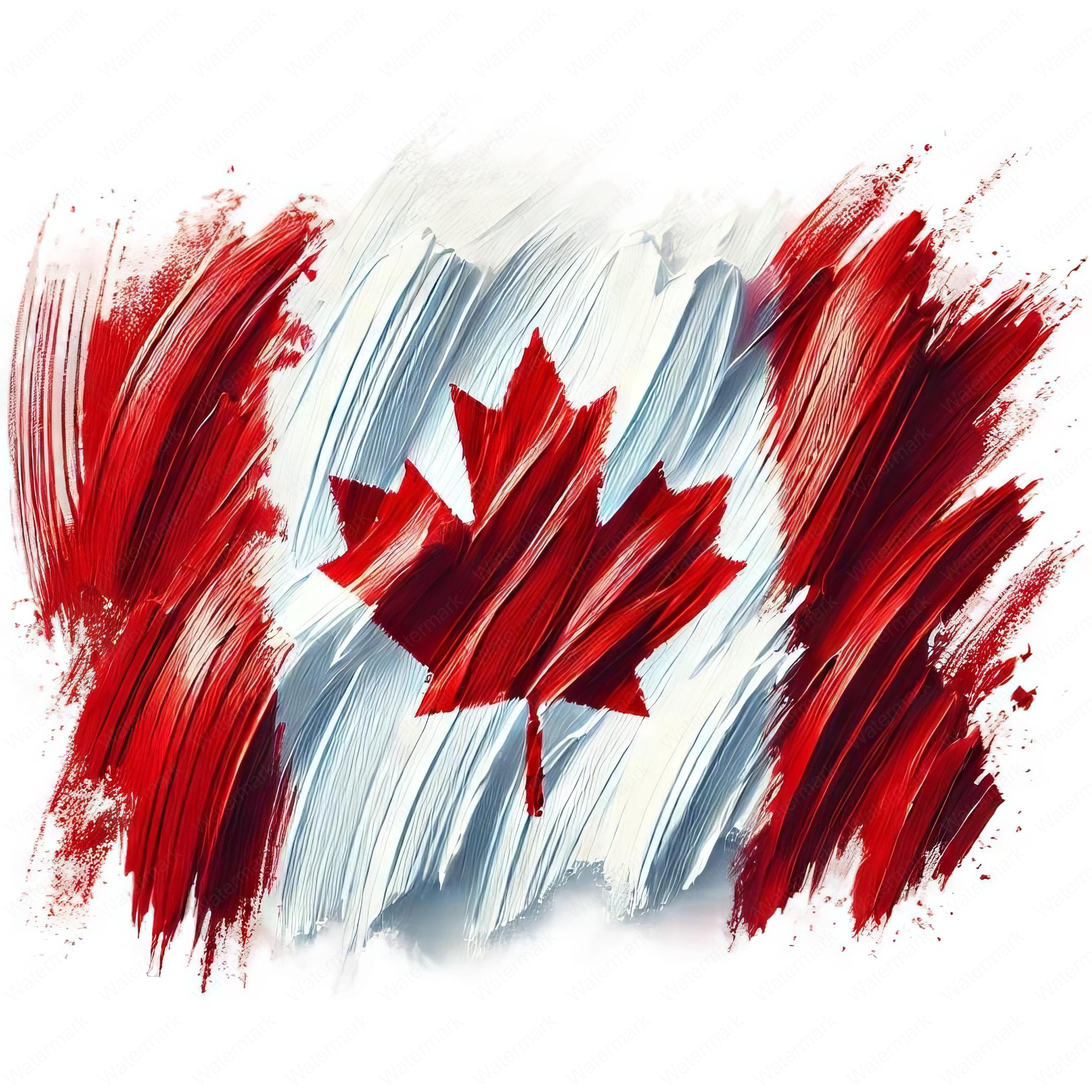 Canada Flag Clipart Bundle | Canadian Art Printables (digital Download ...