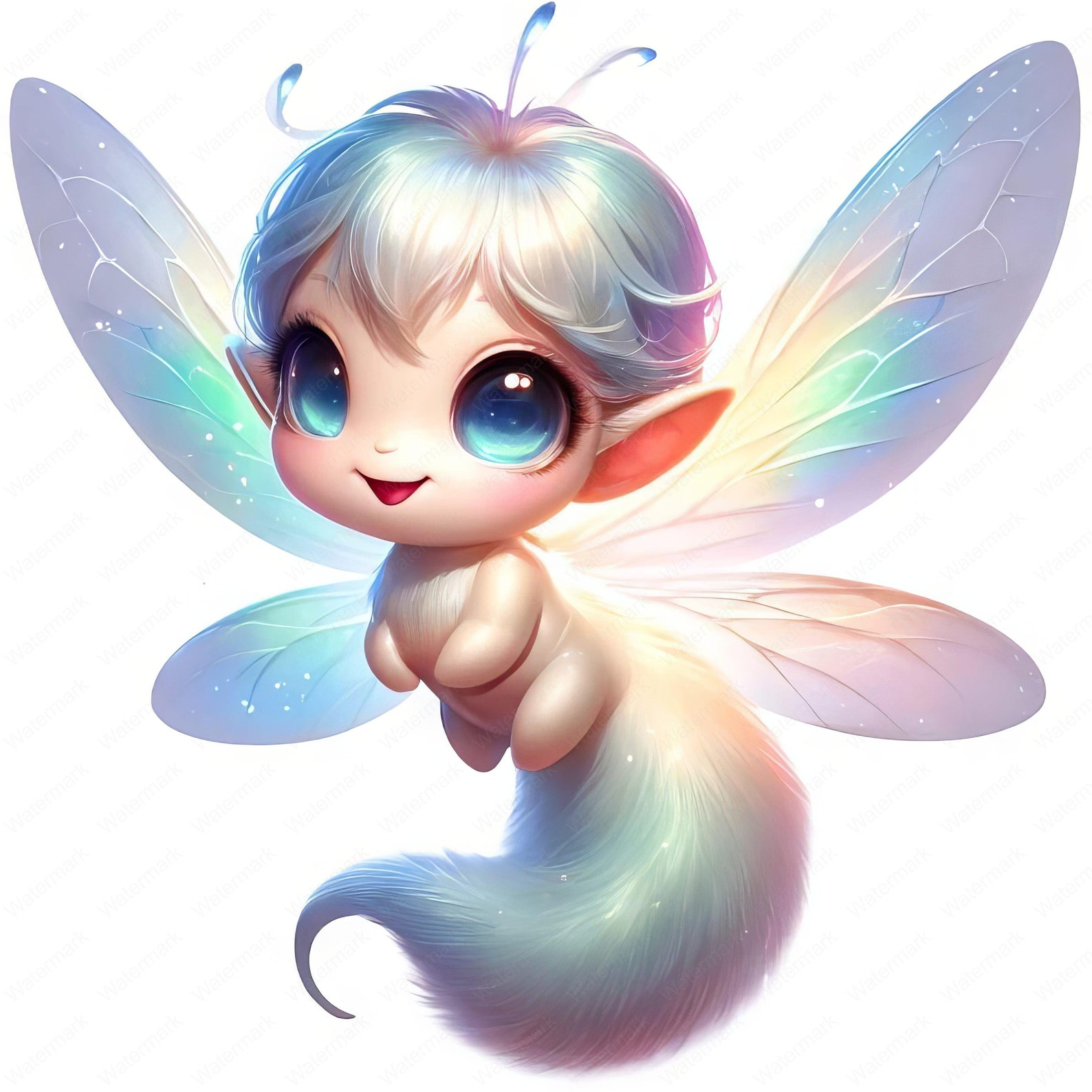 Cute Sprite Clipart Bundle | Fantasy Art Printables (digital Download ...