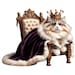Cute Cat King Clipart | Funny Cat King Clipart Bundle | 10 High-quality ...