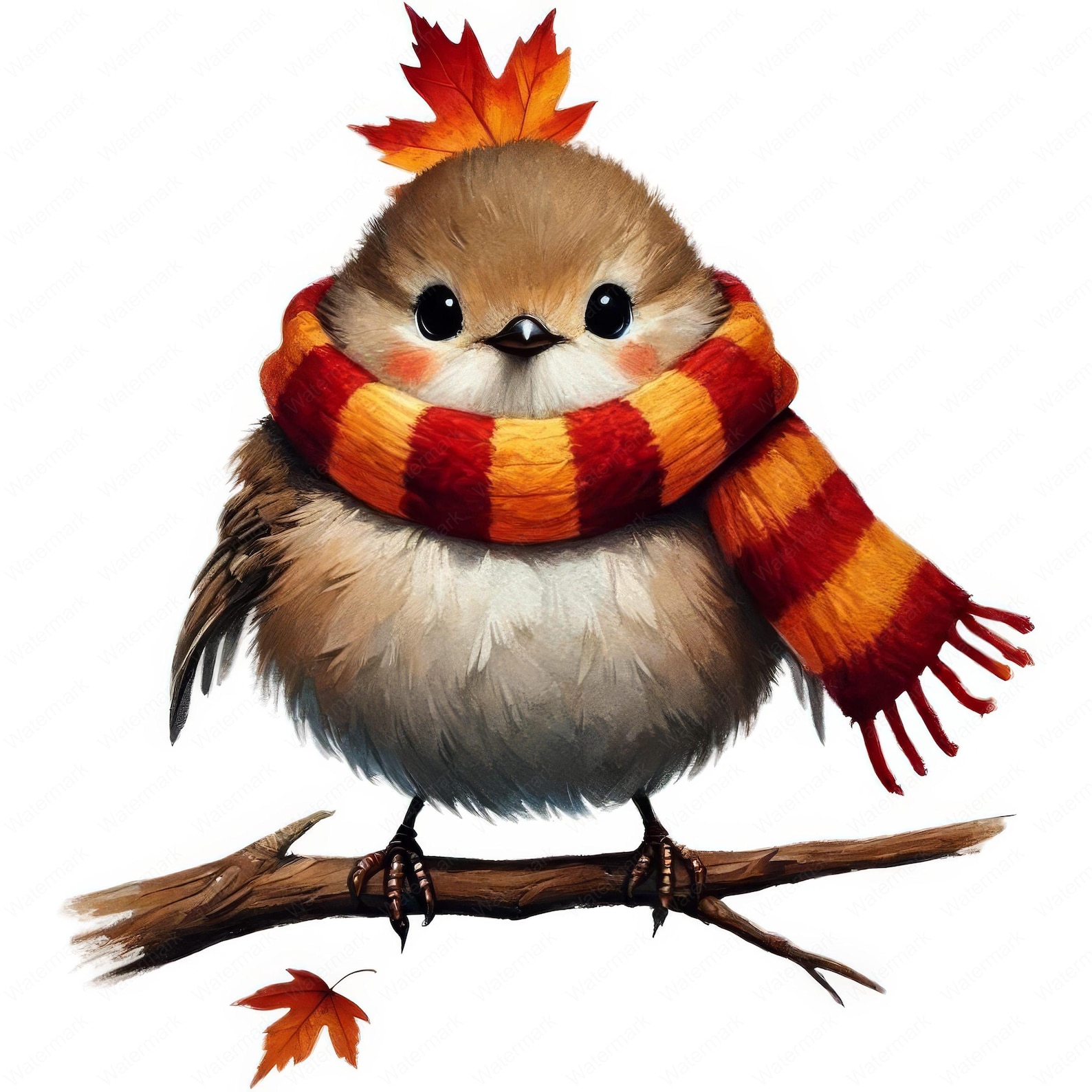 Autumn Bird Clipart | Cozy Fall Bird Clipart Bundle | 10 High-quality ...
