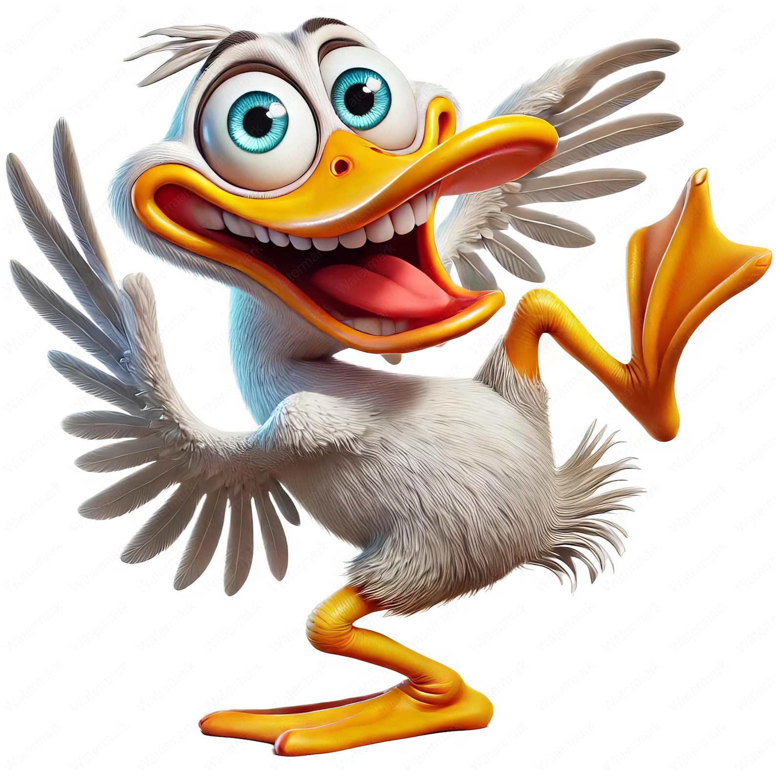 Cartoon Duck Clipart Bundle: Playful Designs (digital Download) - Etsy