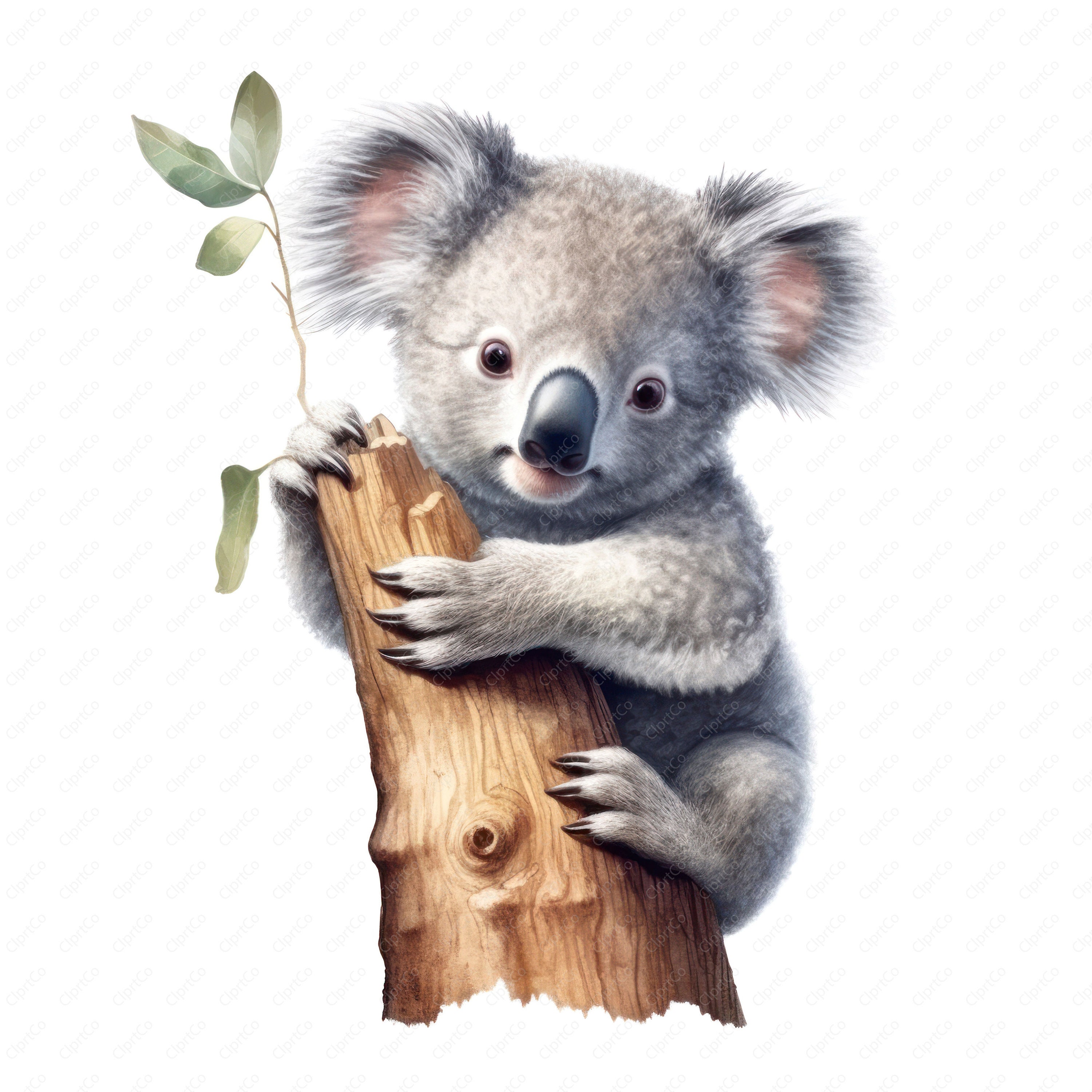 Koala Clipart 12 High-quality Jpgs Wall Art Paper Craft - Etsy Australia