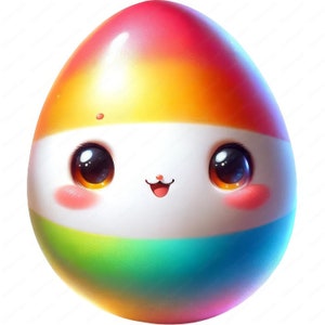 Easter Egg Clipart | Cute Easter Egg Clipart Bundle | 10 High-quality ...