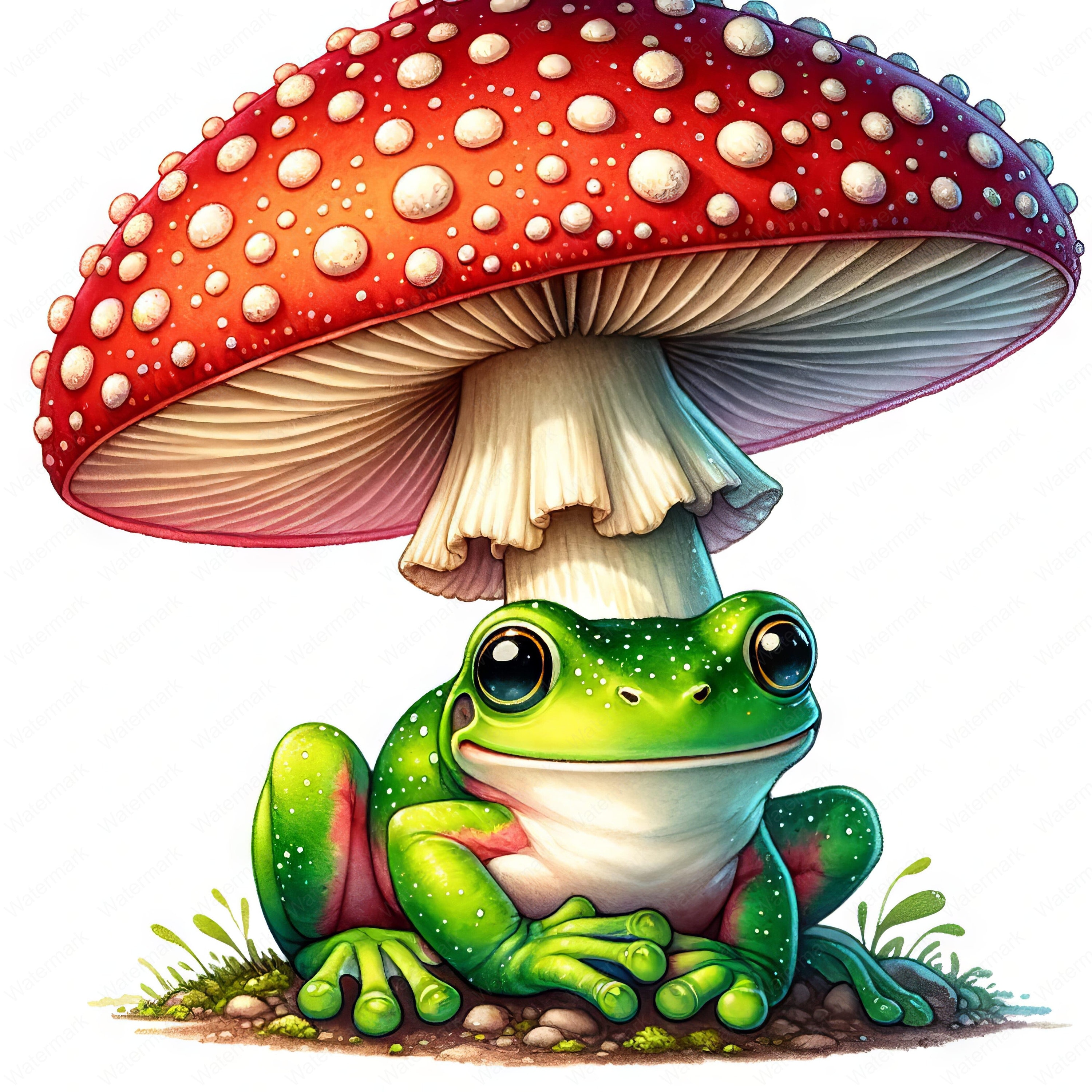 Cute Frog Clipart Bundle | Pond Life Art Printables (commercial Use) - Etsy