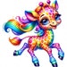 Rainbow Giraffe Clipart Bundle | Kids Art, Printables (digital Download ...