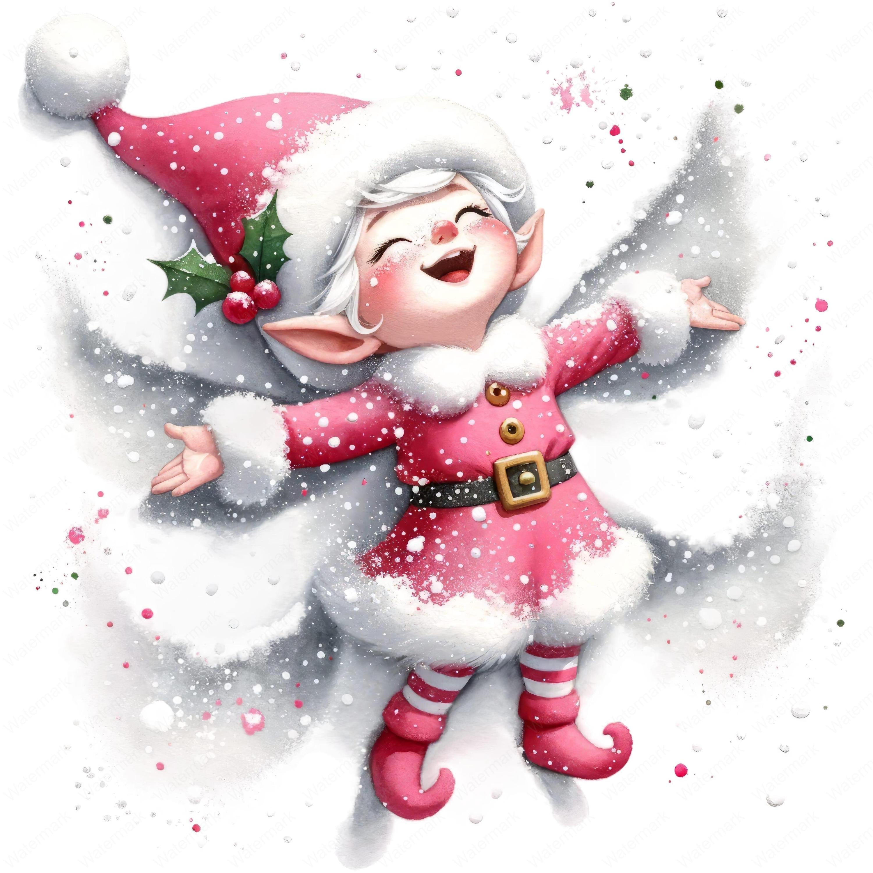 Christmas Elf Clipart: Holiday Season Designs (digital Download) - Etsy