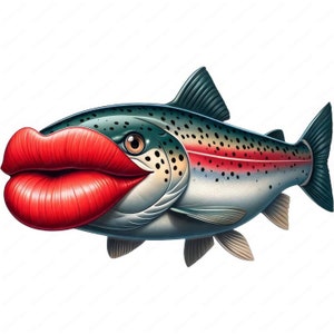 Funny Salmon Clipart | Hilarious Salmon Clipart Bundle | 10 High ...
