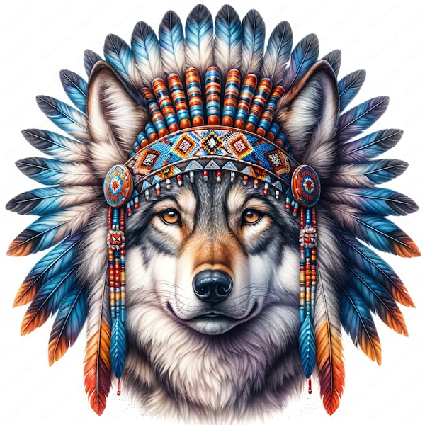 Wolf Headdress - Etsy