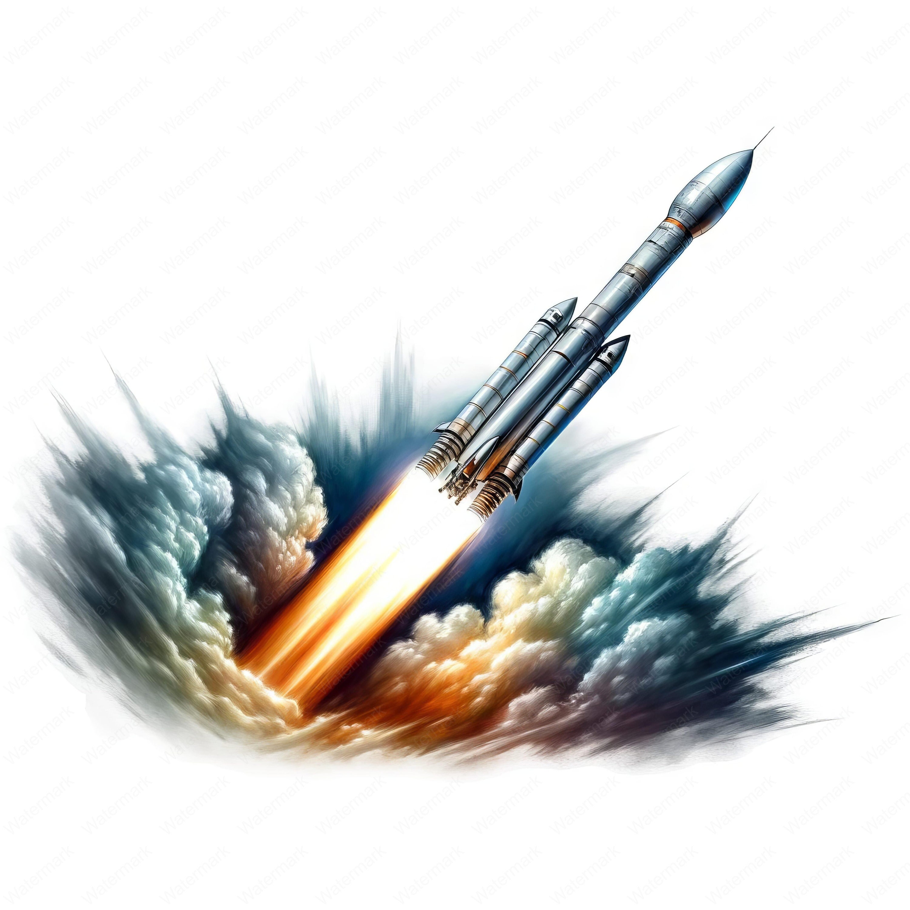 Rocket Clipart Bundle: 10 Space Theme Designs (digital Download) - Etsy