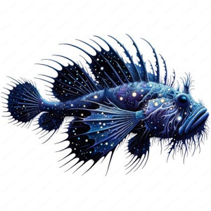 Vibrant Ocean Fish Clipart | Marine Art Printables (digital Download ...