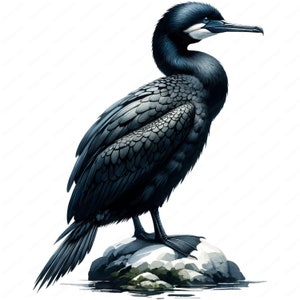 Elegant Shag Bird Clipart Bundle | High-quality Bird Art (digital ...