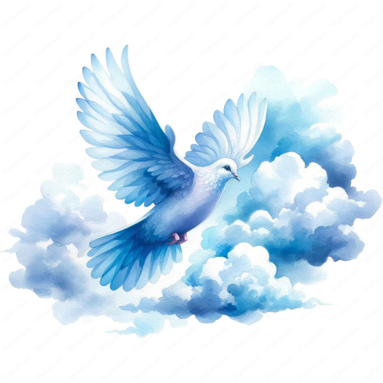 Serene Dove Clipart Bundle: Peace Theme Art (digital Download) - Etsy