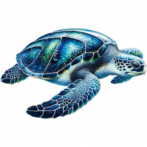 Leatherback Sea Turtle Clipart: Marine Life Art (digital Download) - Etsy