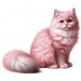 Cute Pink Kitten Clipart Adorable Pink Kitten Clipart Bundle 10 High ...
