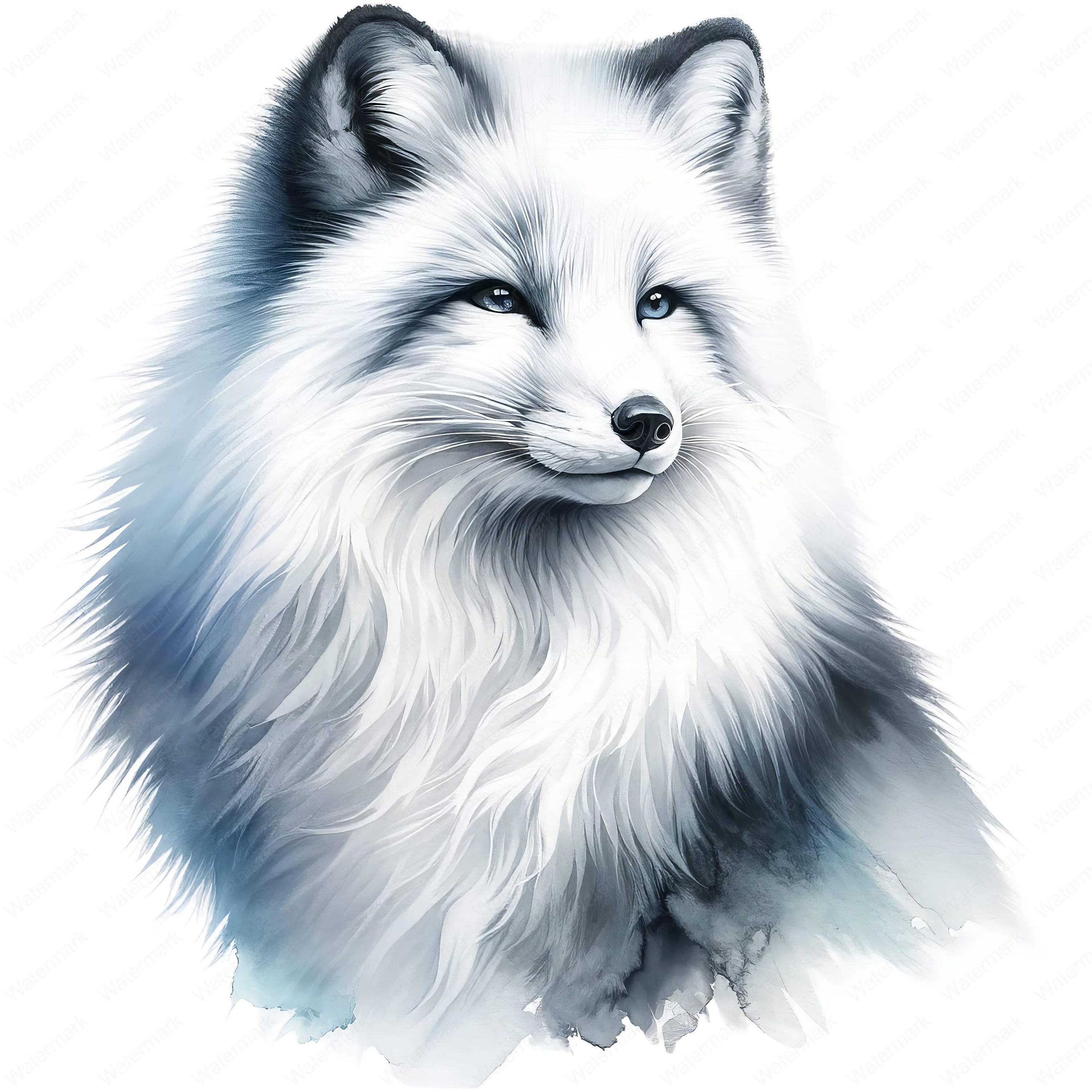 Arctic Fox Clipart Bundle: 10 Wildlife Art Designs (digital Download ...