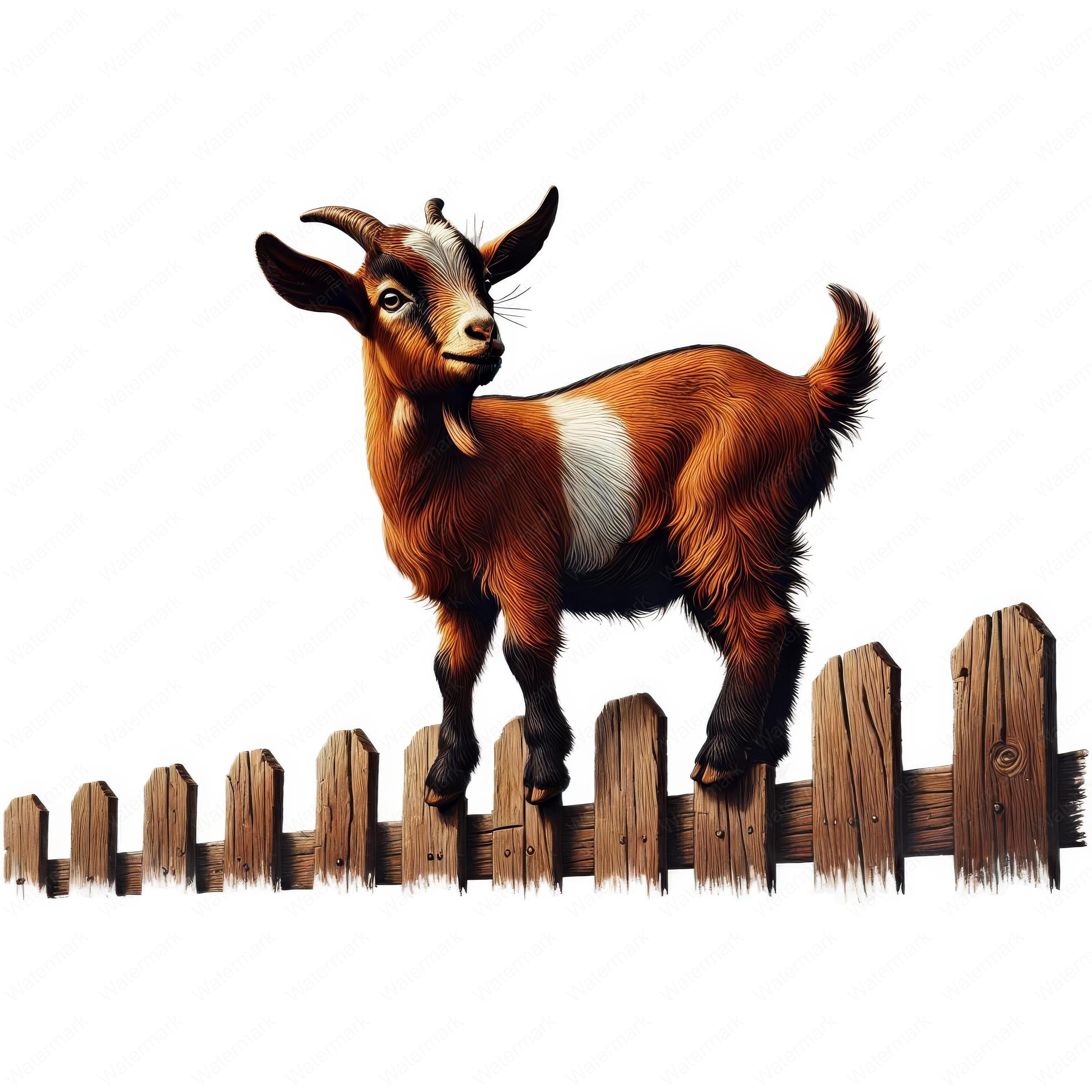 Rustic Goat Clipart Bundle: Farm Animal Designs (digital Download) - Etsy