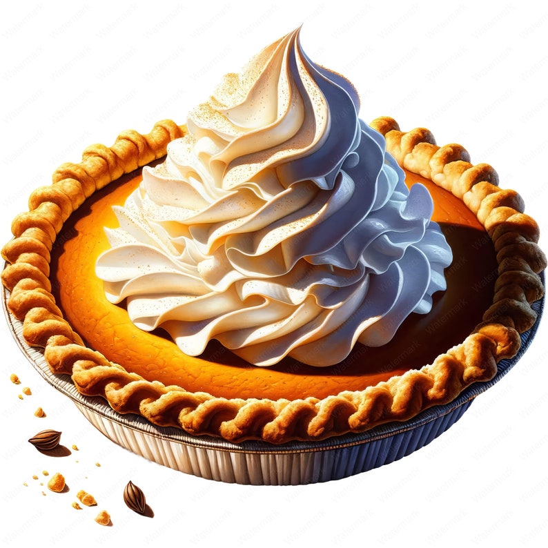 Pumpkin Pie Clipart Bundle: Autumn Treat Art (digital Download) - Etsy