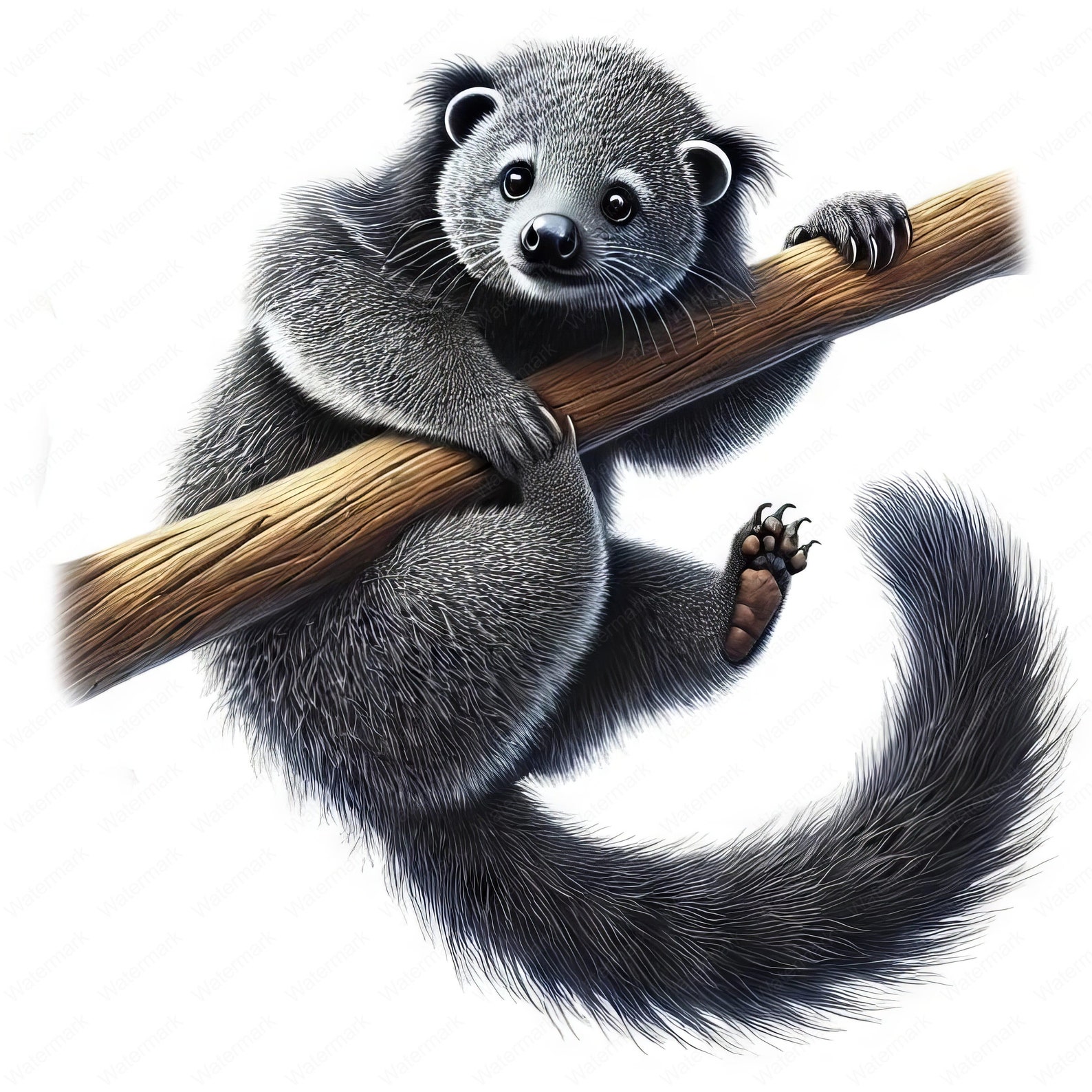 Adorable Binturong Clipart Bundle | Wildlife Art Printables (digital ...