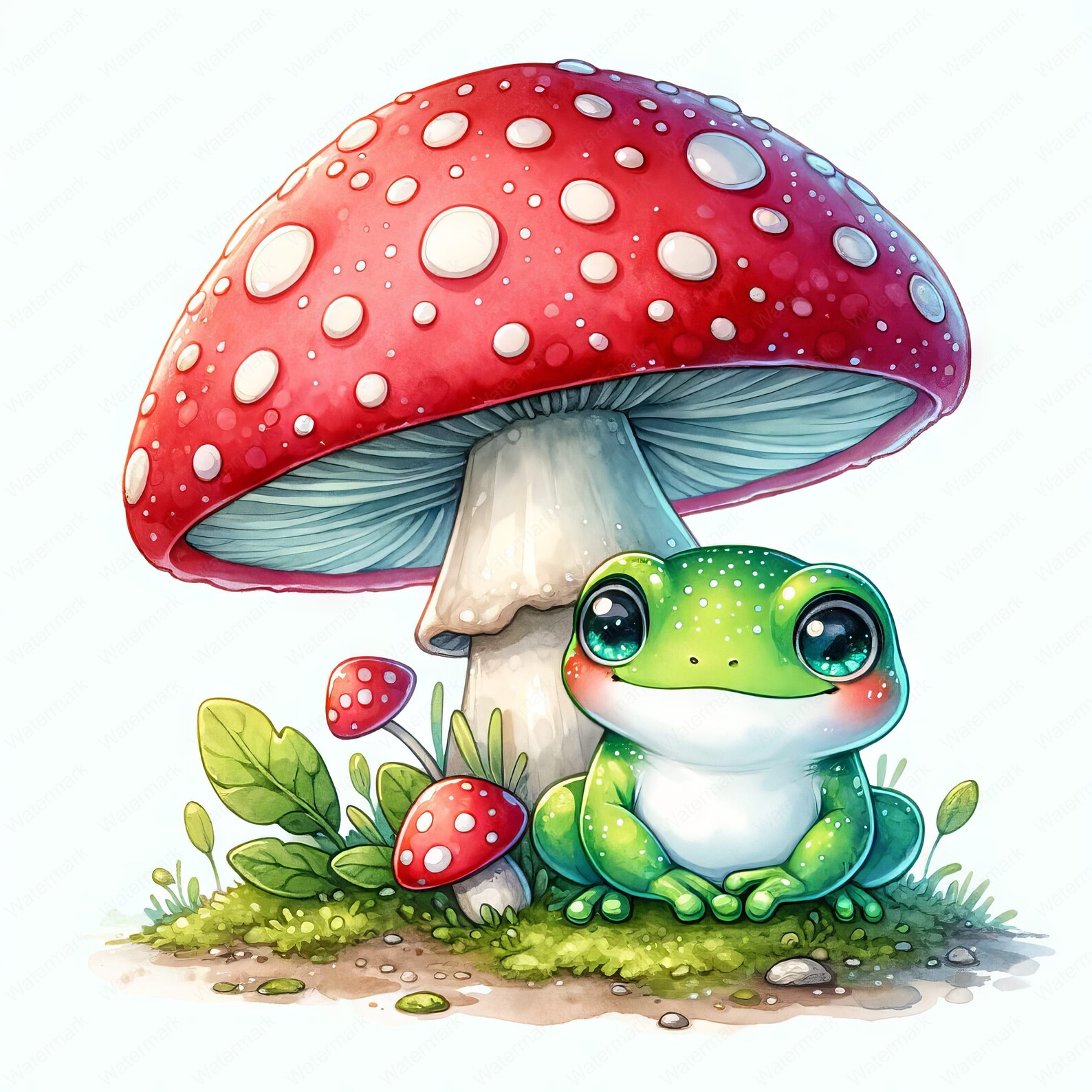 Cute Frog Clipart Bundle | Pond Life Art Printables (commercial Use) - Etsy