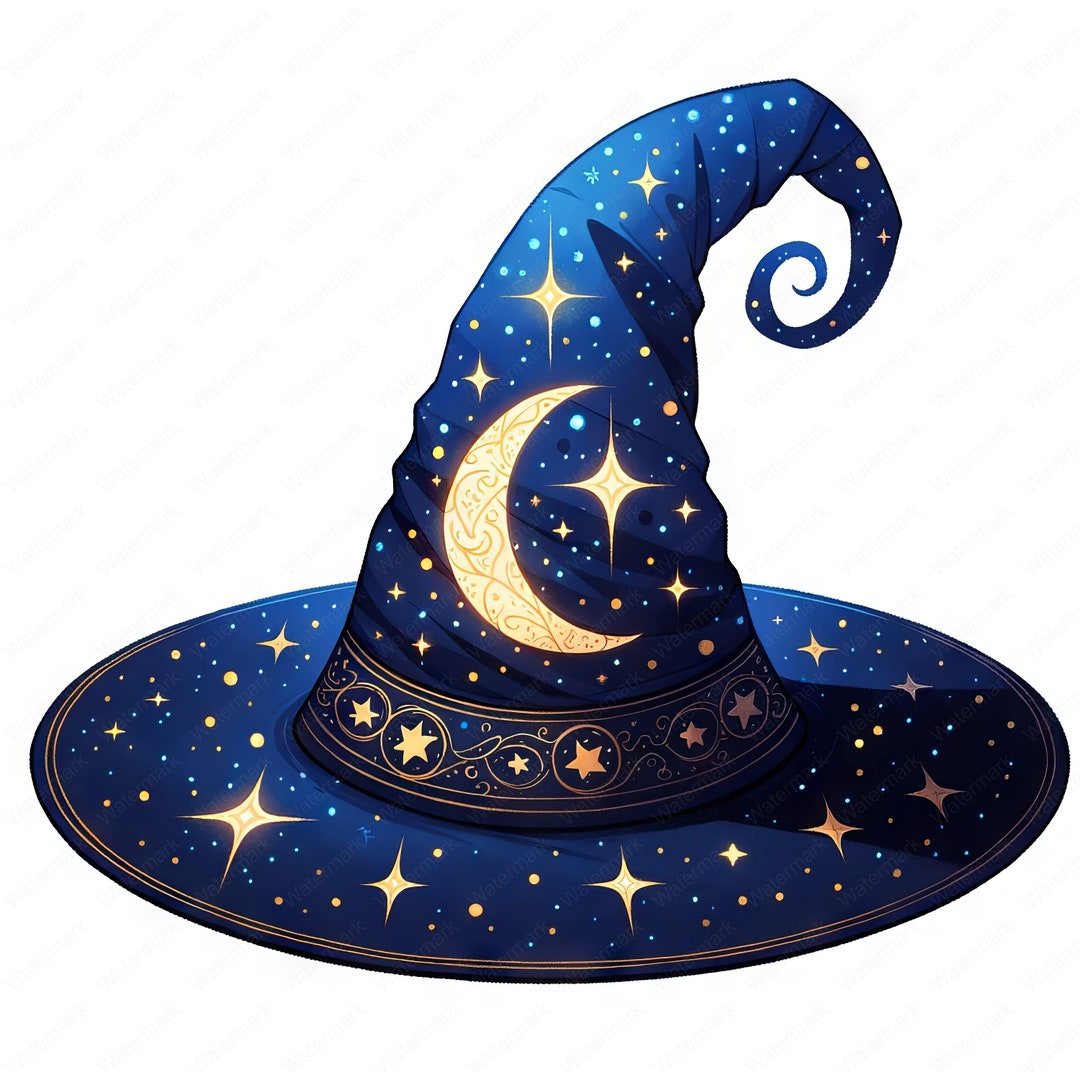 Witch Hat Clipart Bundle: Spooky Halloween Art (digital Download) - Etsy