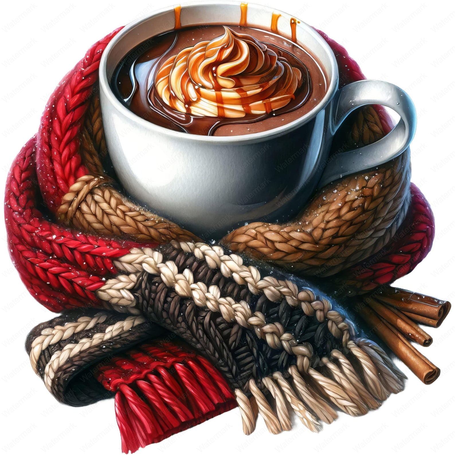 Hot Chocolate Clipart Bundle: Cozy Beverage Art (digital Download) - Etsy