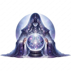 Oracle Clipart | Mystical Oracle Clipart Bundle | 10 High-quality ...