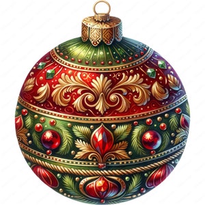 Retro Christmas Clipart | Clipart Bundle 02 | 10 Vintage-inspired ...