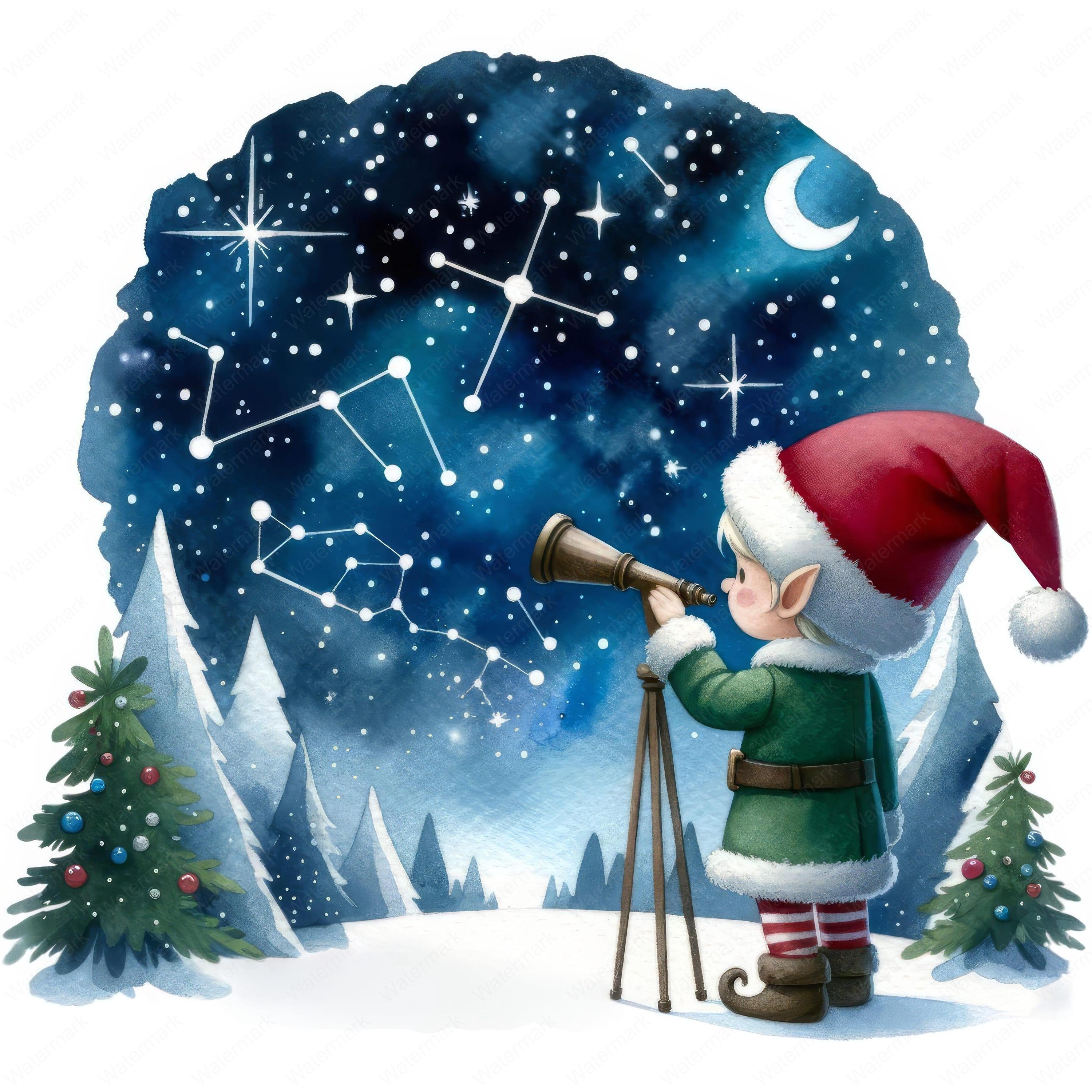 Christmas Elf Clipart: Holiday Season Designs (digital Download) - Etsy