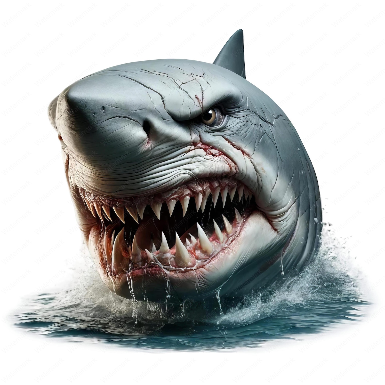 Ferocious Shark Clipart Bundle | Ocean Wildlife Art (digital Download ...
