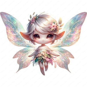 Cute Sprite Clipart | Adorable Cute Sprite Clipart Bundle | 10 High ...