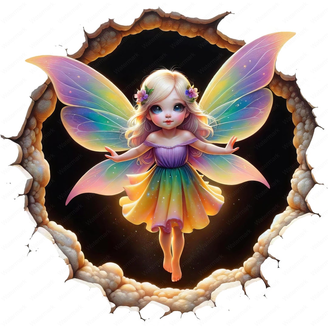 Cute Fairy Clipart Adorable Fairy Clipart Bundle 10 High-quality ...