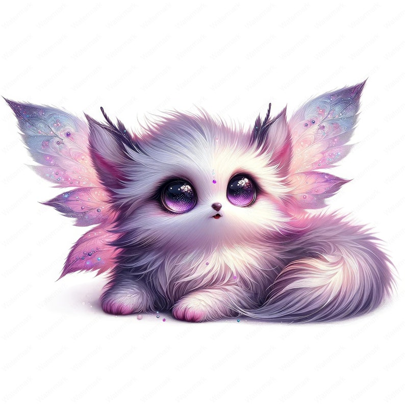 Fairy Cat Clipart Bundle | 10 Fantasy Art Designs (digital Download) - Etsy