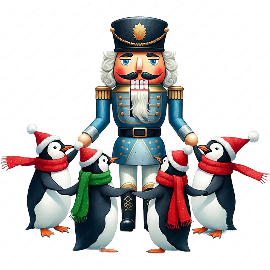 Festive Nutcracker Clipart Bundle: Christmas Designs (digital Download ...