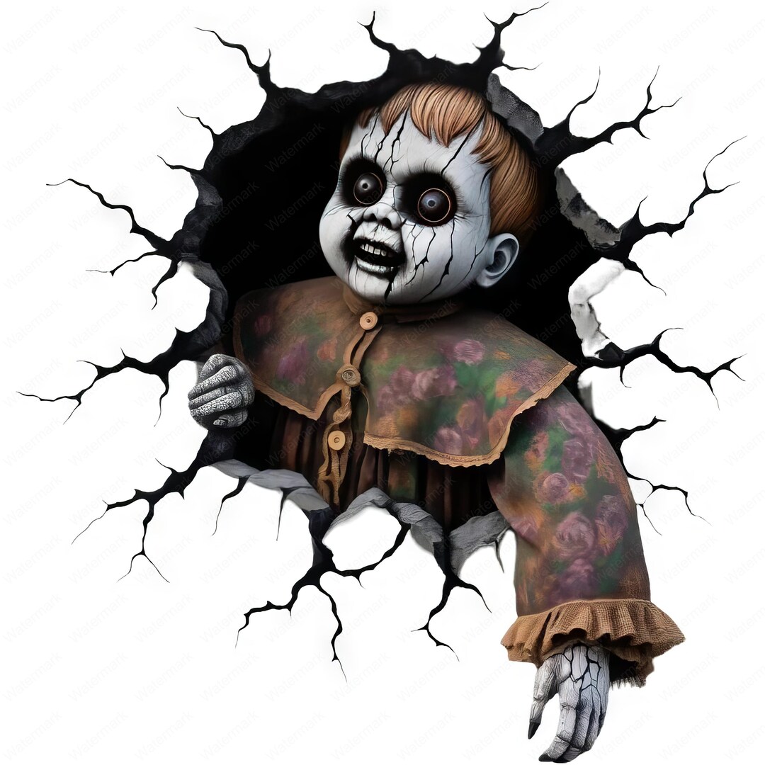 Cursed Doll Clipart | Creepy Cursed Doll Clipart Bundle | 10 High ...