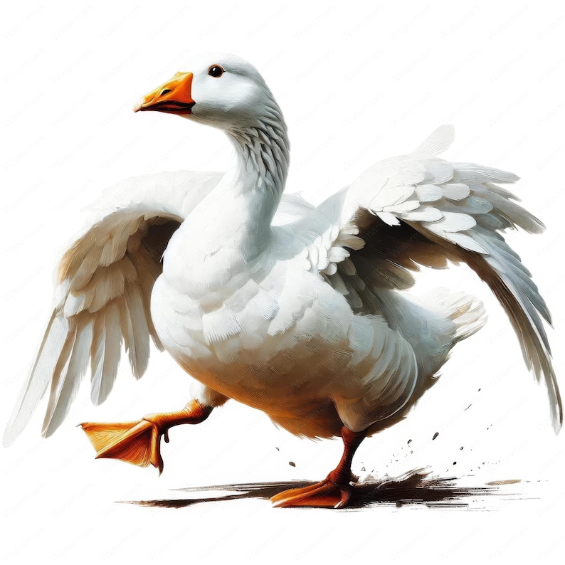 Farm Goose Clipart Bundle: Rustic Country Art (digital Download) - Etsy