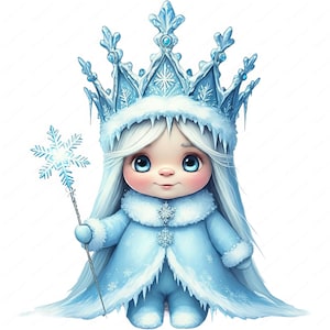 Snowflake Sprite Clipart | Winter Sprite Clipart Bundle | 10 High ...