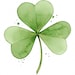Shamrock Clipart | Shamrock PNG Bundle | Clover Watercolor Designs ...